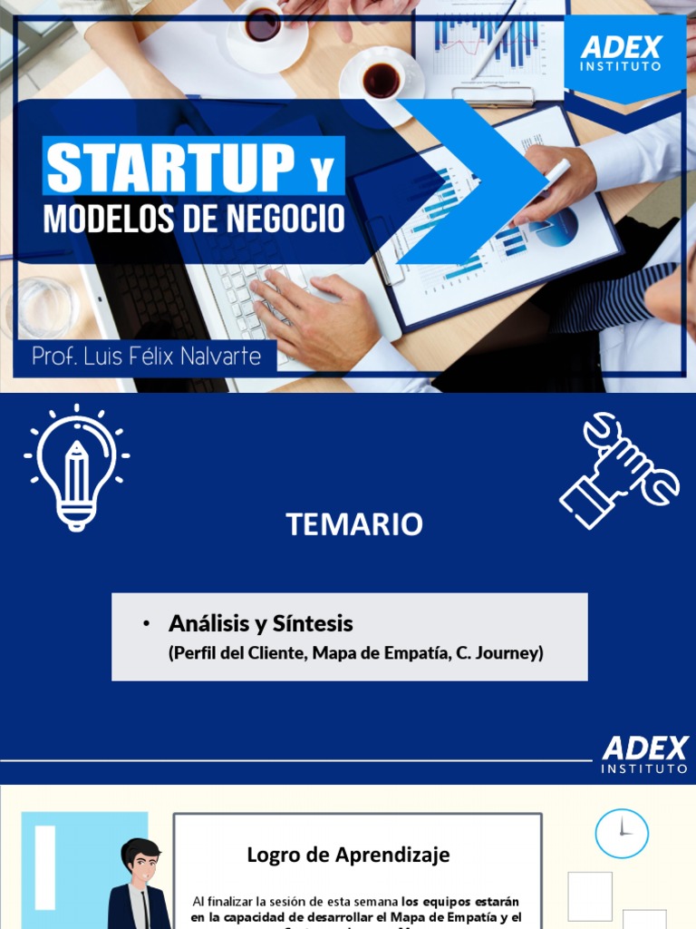 Sesión 4 - Design Thinking Inmersión (Customer Journey y Mapa de Empatia) | PDF | Cliente | Empatía