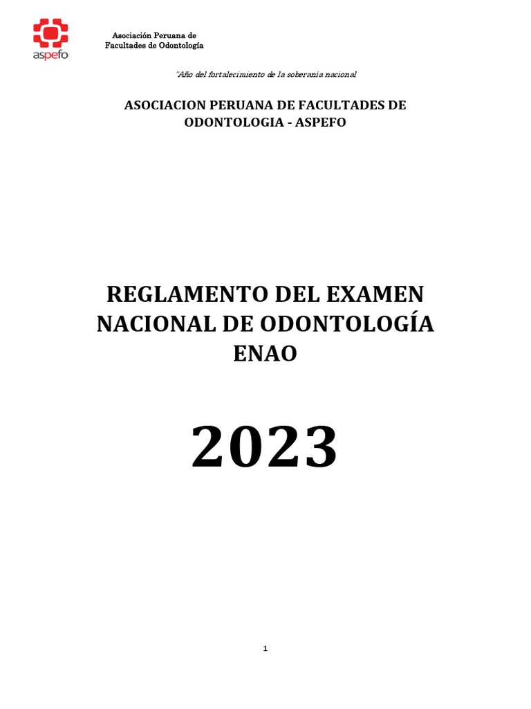 Reglamento Del ENAO 2023 | PDF | Red mundial | Internet y web