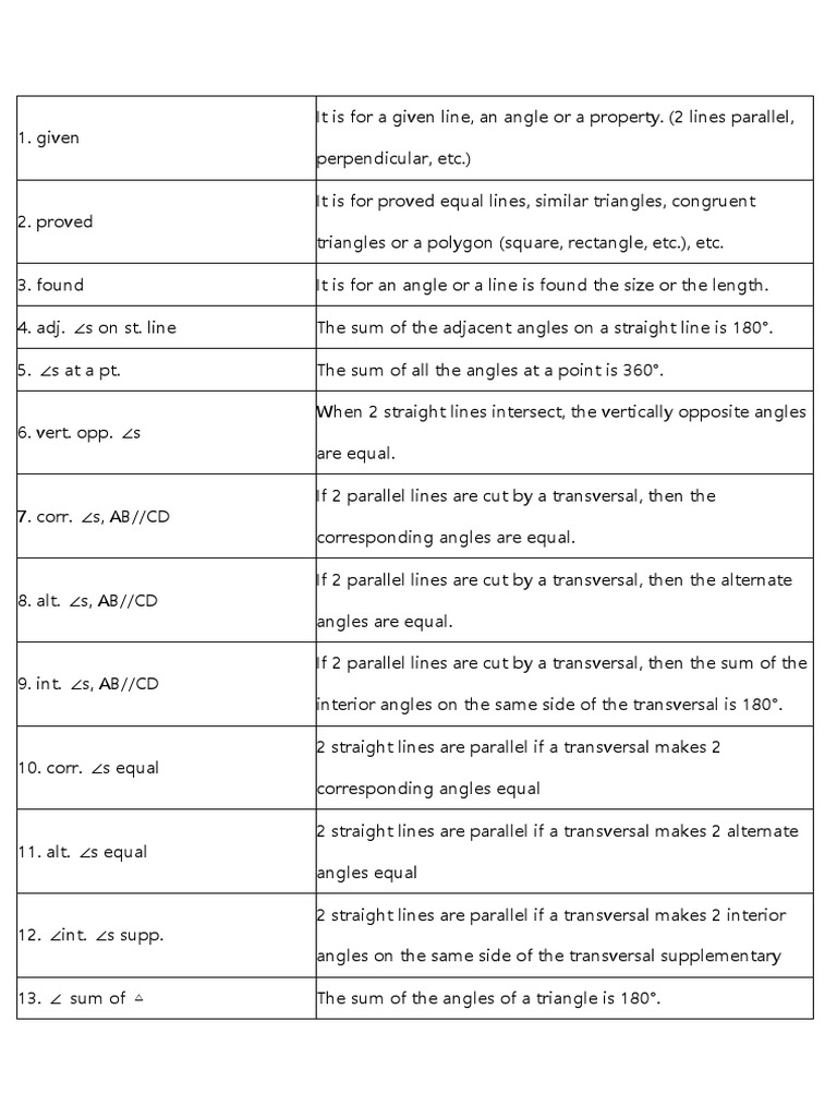 Maths Theorem | Download Free PDF | Triangle | Rectangle