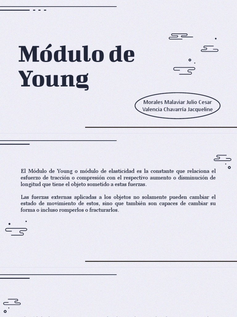 Módulo de Young y elasticidad material | PDF | El módulo de Young ...