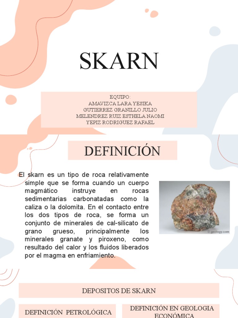 Skarn | PDF | Roca (geología) | Minerales