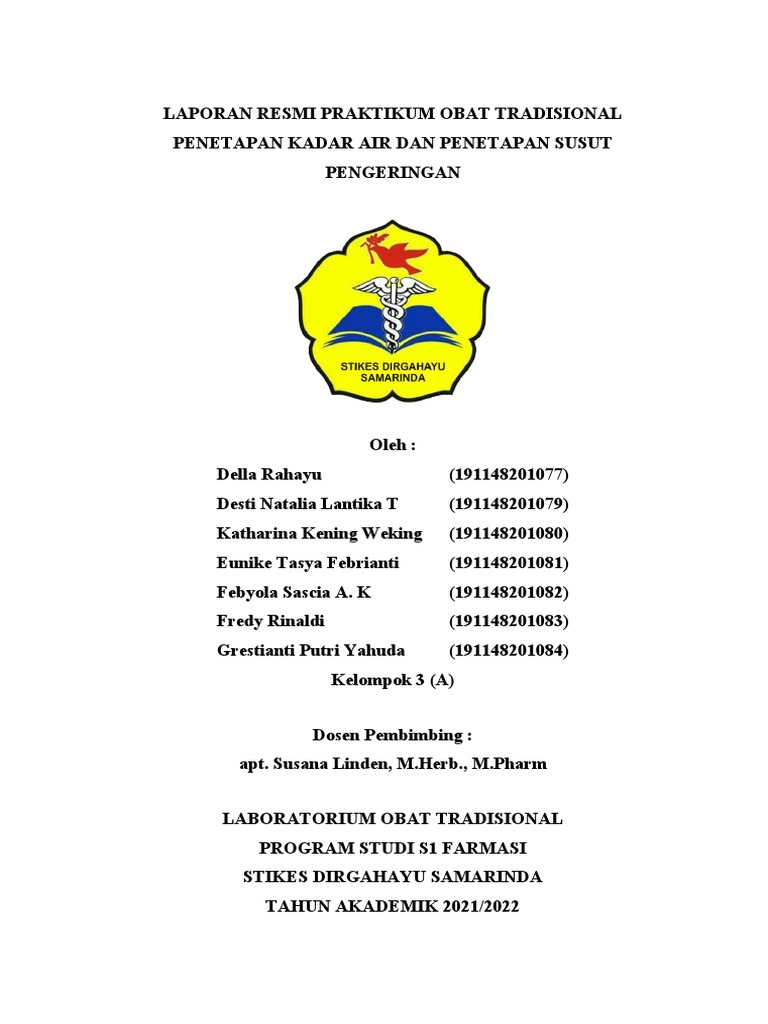 Lap. Perc. 4 (Kadar Air Dan Susut Pengeringan) | PDF