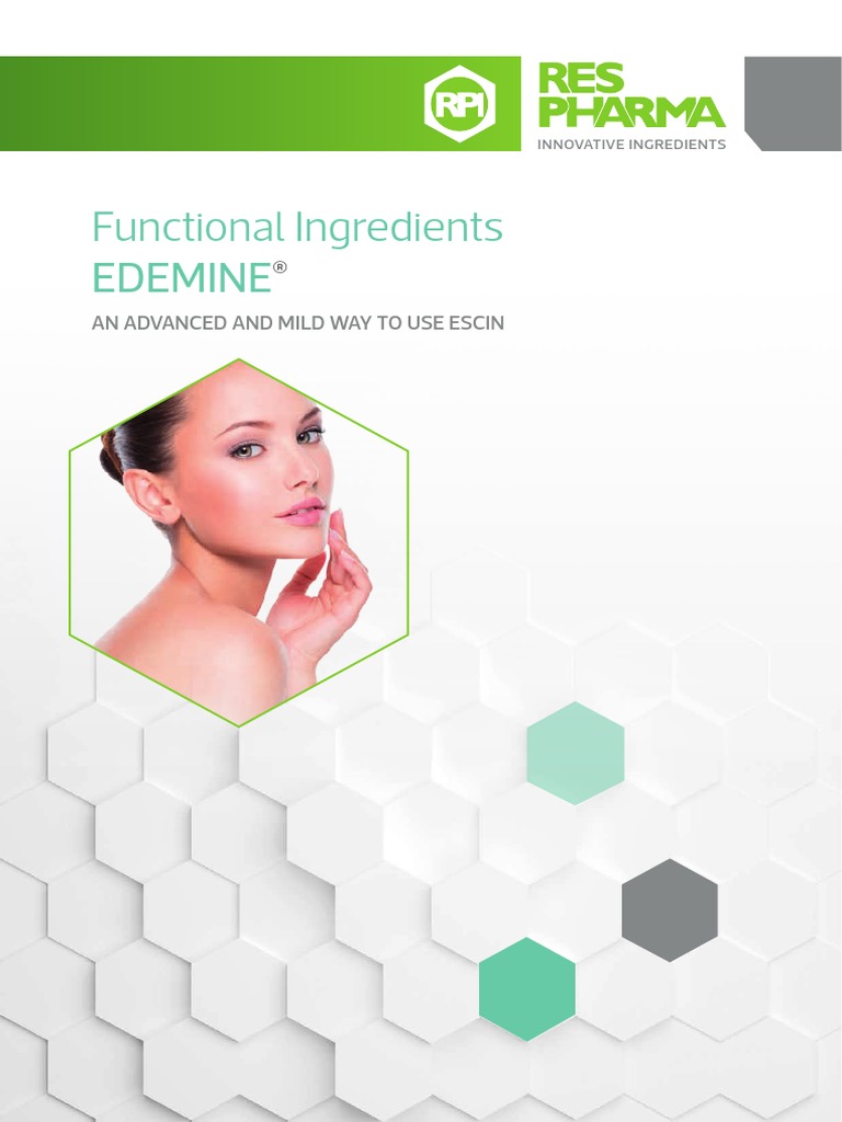 Functional Ingredients Edemine: An Advanced and Mild Way To Use Escin ...