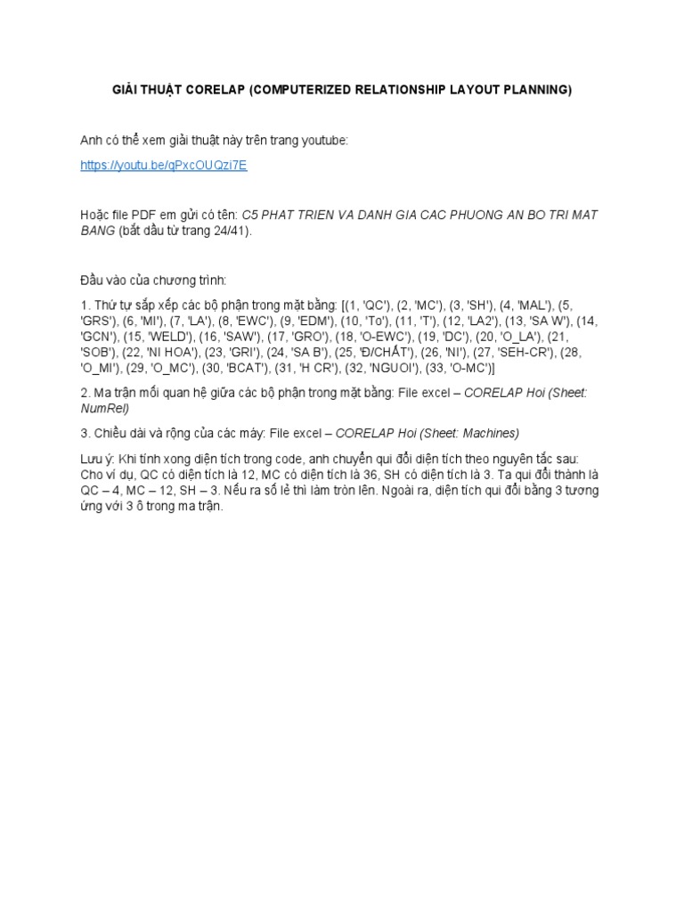 GIẢI THUẬT CORELAP | PDF