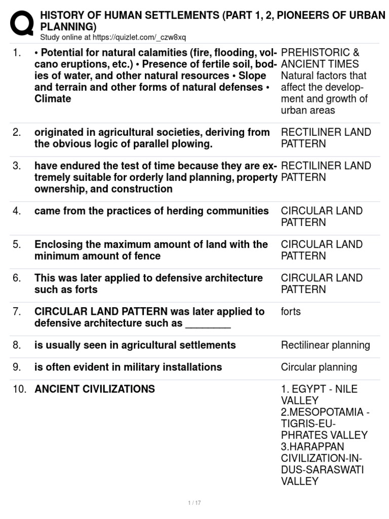 Planning Summary | PDF