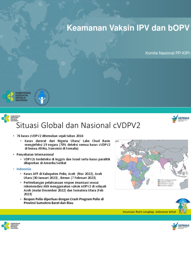 Keamanan Vaksin IPV dan bOPV di Indonesia | PDF