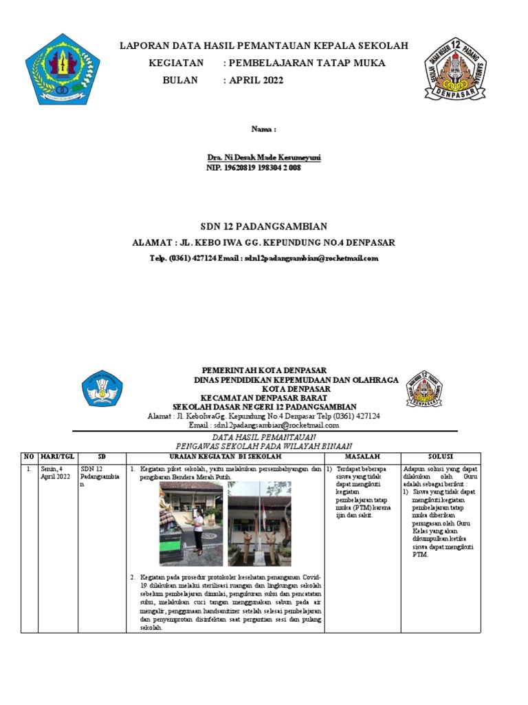 (04-04-2022) DHP SDN 12 Padangsambian | PDF