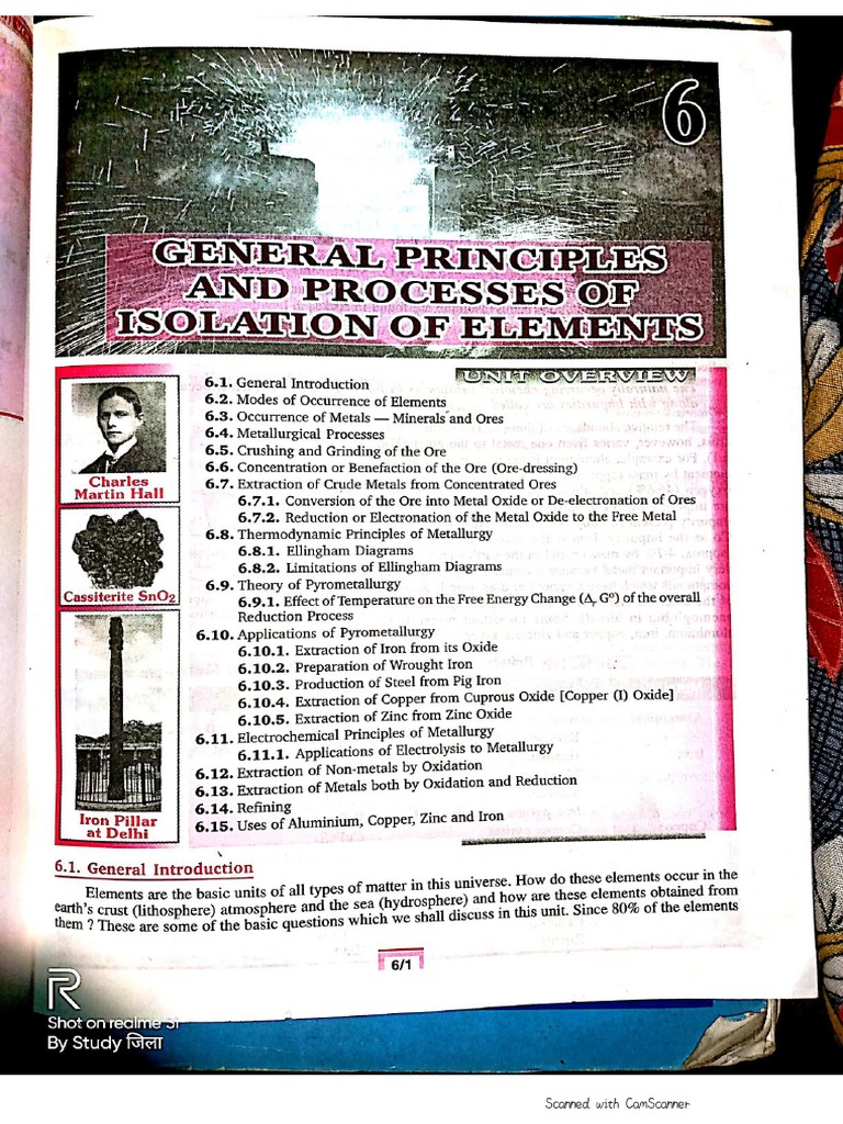 General Principles and Processes of Isolation | PDF General Principles and Processes of Isolation | PDF