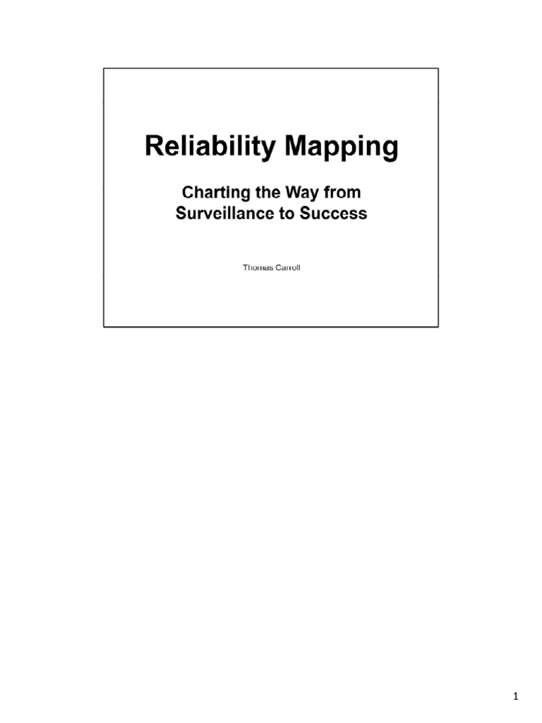 Reliability Mapping For Mega | PDF