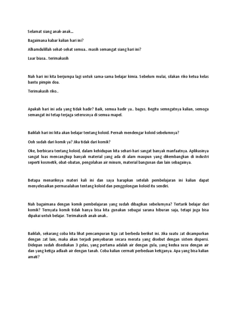 Skenario Simulasi Mengajar CGP ( | PDF | Karier & Perkembangan | Pengembangan Diri