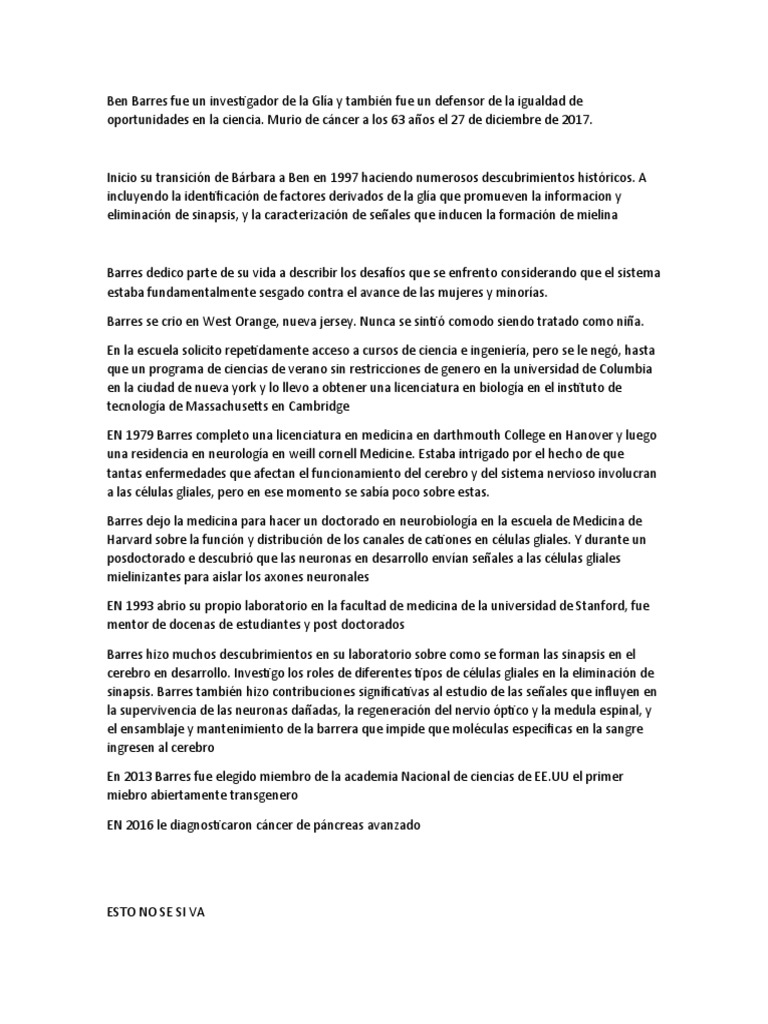 Ben Barres Kang | PDF | Neurociencia