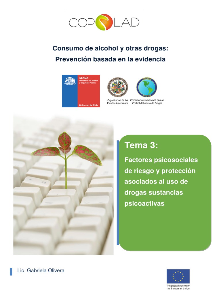 ESP - TEMA 3 - Alcohol y Otras Drogas - 2017 | PDF | La dependencia de sustancias | Alcoholismo