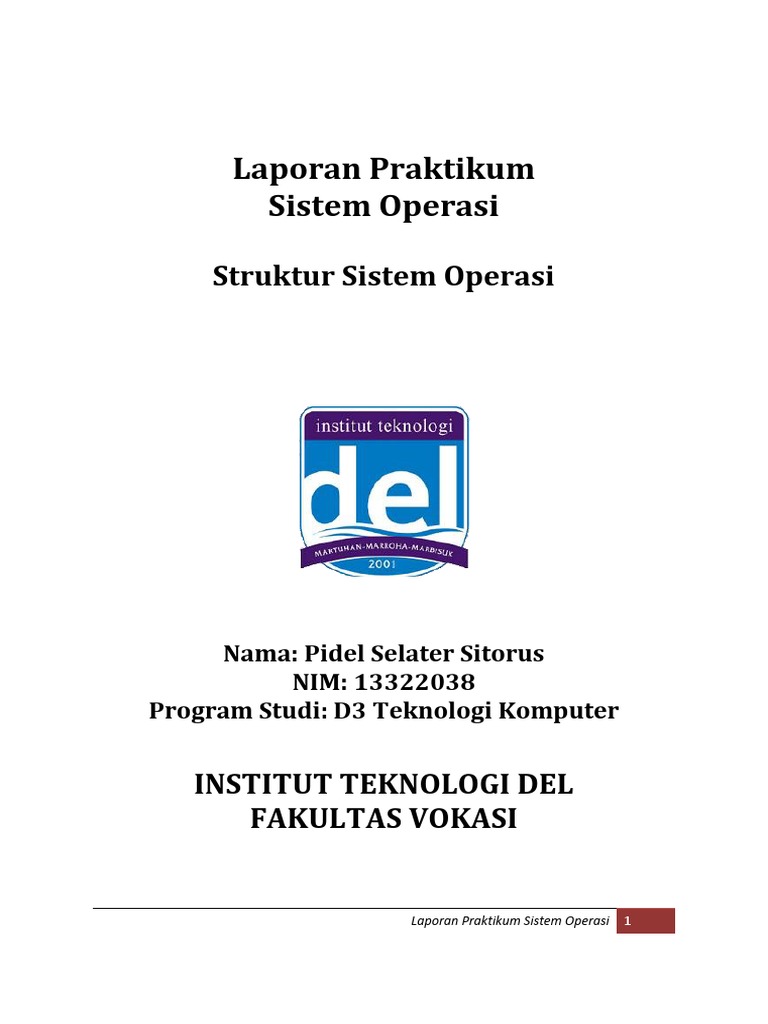 Laporan Praktikum Sistem Operasi | PDF