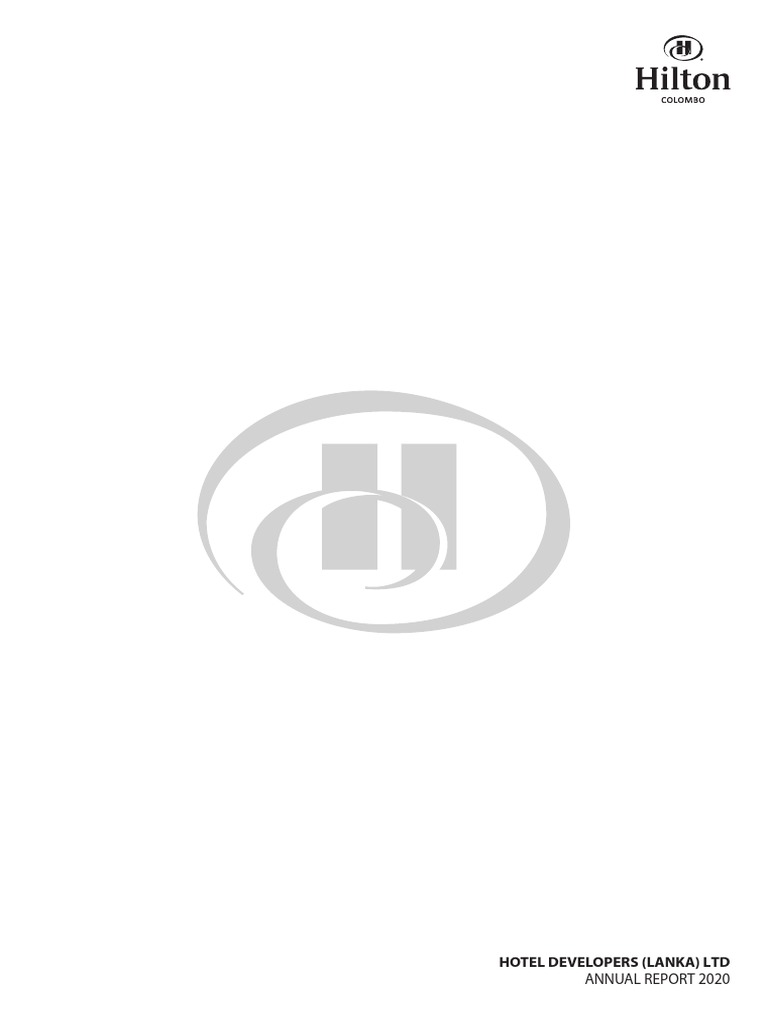 Hotel Developers Lanka Ltd Annual Report 2020 | PDF | Risk | Risk ...