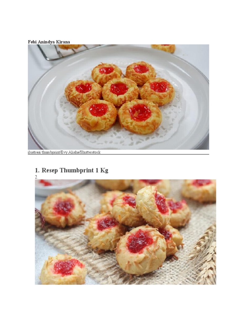RESEP KUE KERING PREMIUM | PDF