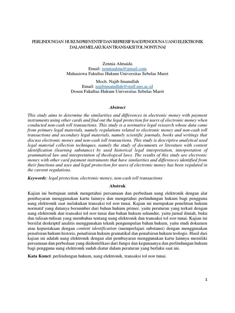 Perlindungan Hukum Represif Dan Preventif | PDF