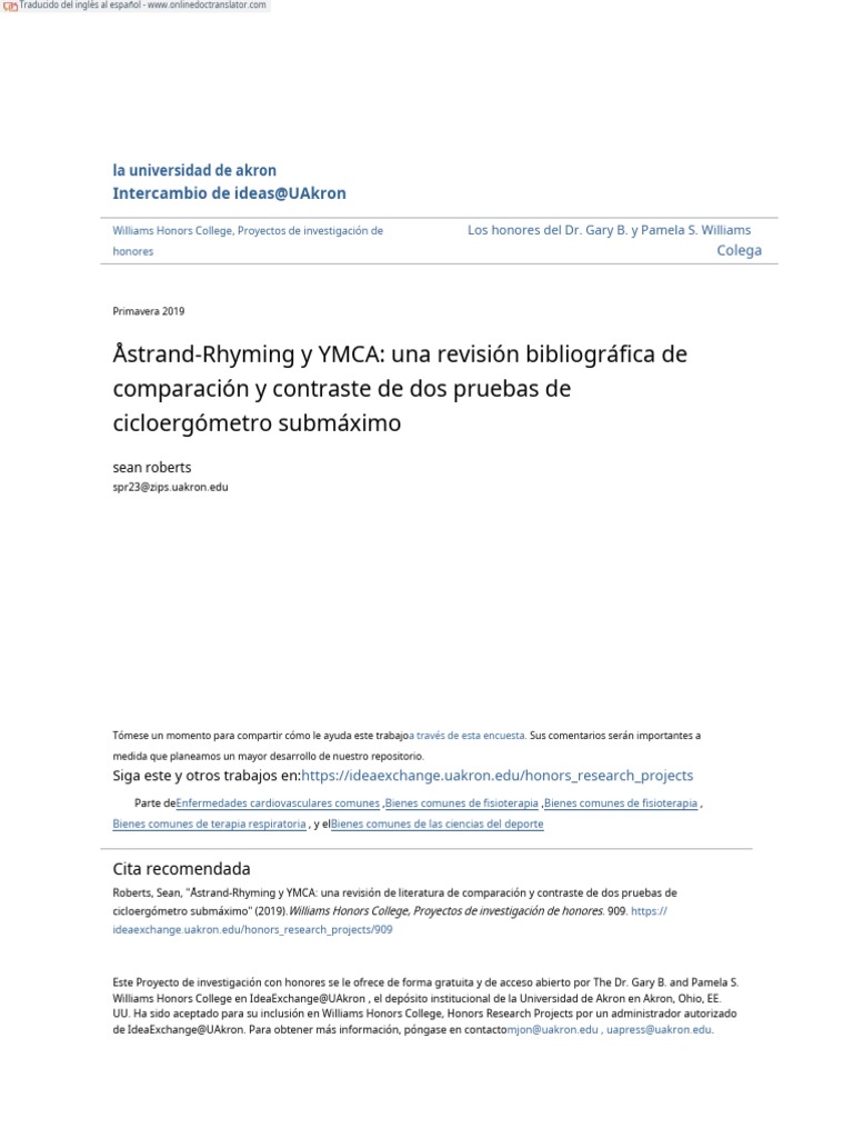 Åstrand-Rhyming and YMCA - A Compare and Contrast Literature Revie - En ...