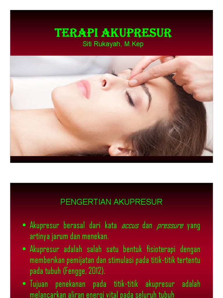 Terapi Akupresur | PDF