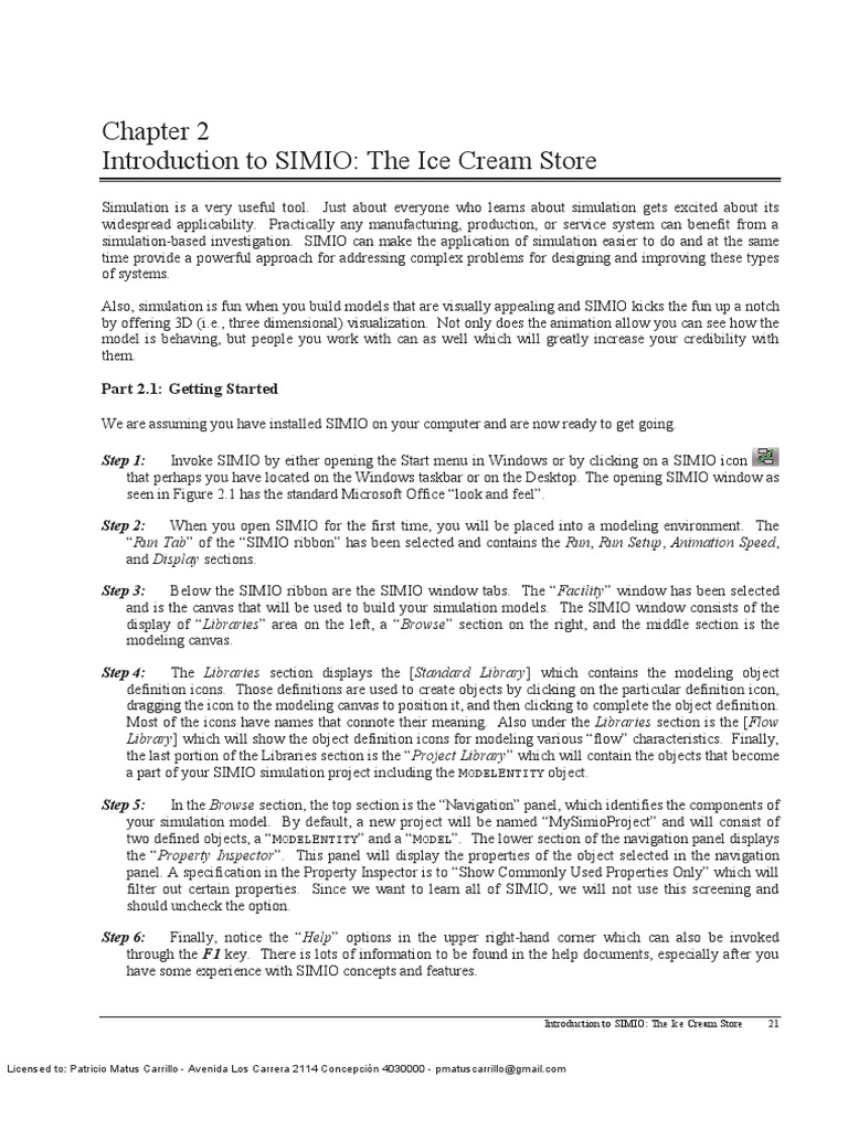 Chapter02 Simulation Modeling With SIMIO A Workbook | PDF | Simulation ...