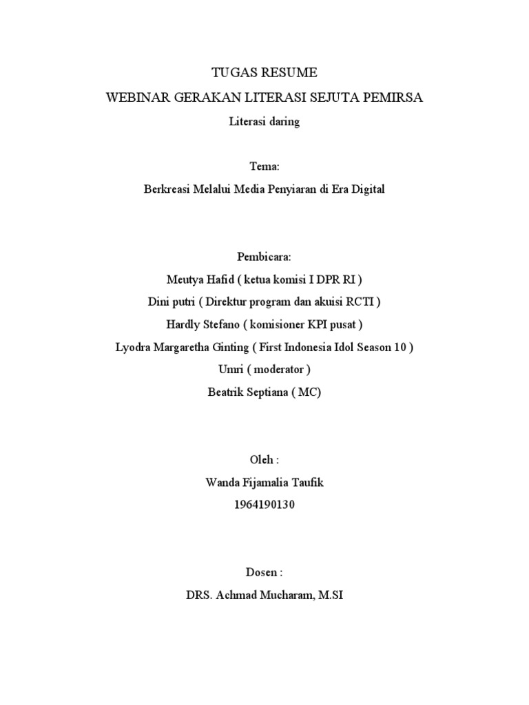 MENINGKATKAN LITERASI DIGITAL MELALUI PROGRAM SIARAN | PDF