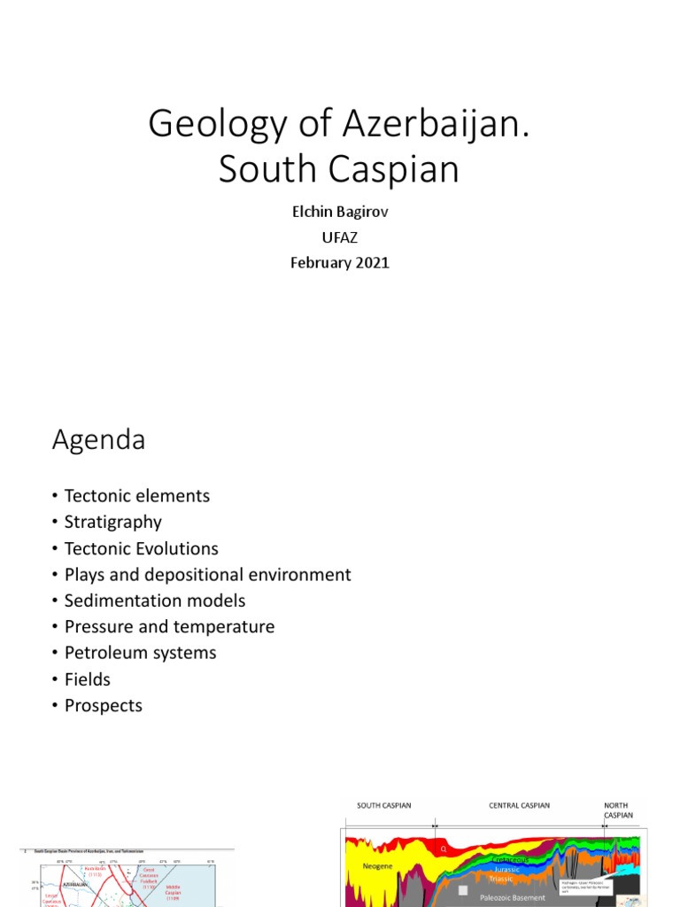 3a - Geology of Azerbaijan South Caspian - Stratigraphy | PDF | Shale ...