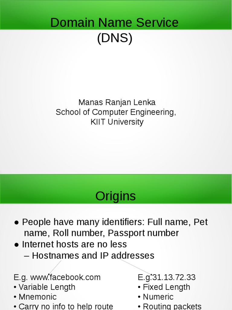 6 DNS-arch | PDF | Domain Name System | Domain Name