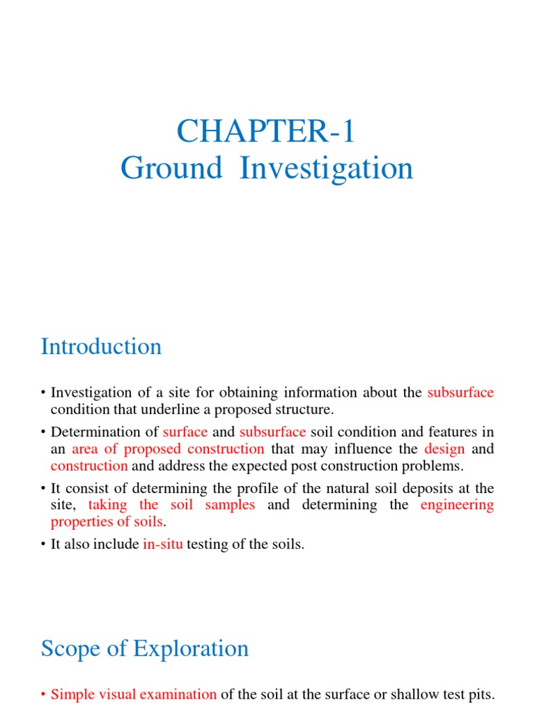 Chapter 1 | Download Free PDF | Earth Sciences | Civil Engineering