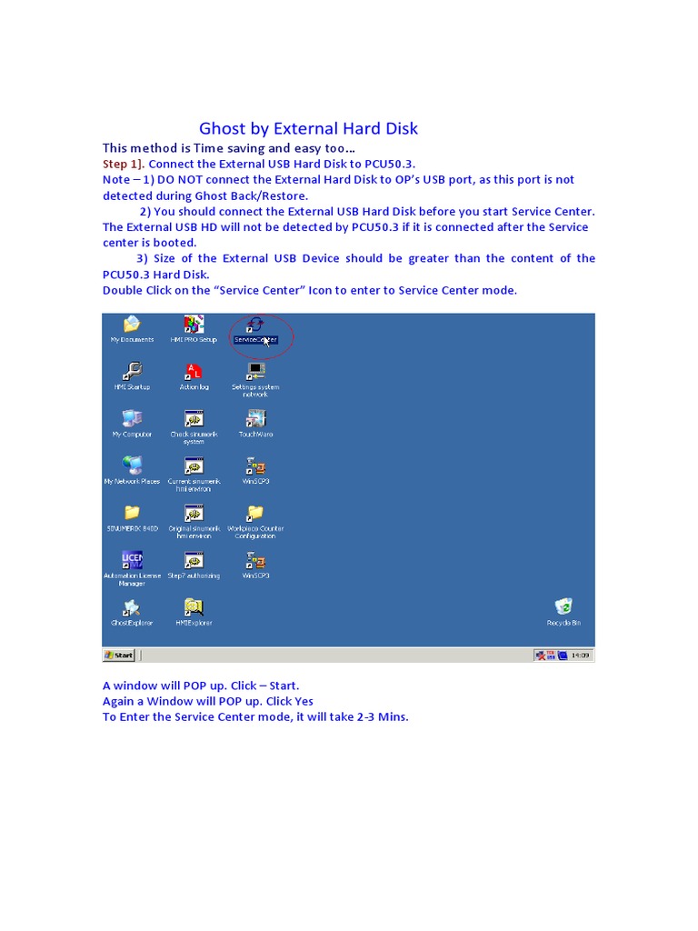 Ghost by External Hard Disk | PDF | Usb | Backup