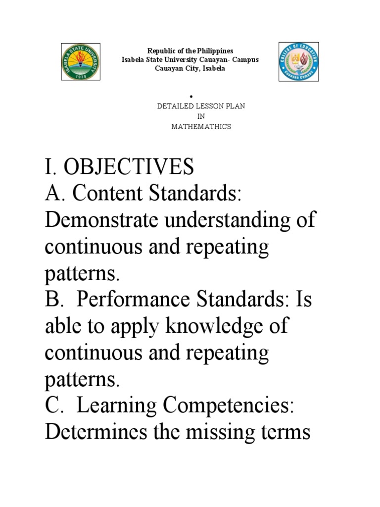 DLP in Math Grade 1 Week 2 | PDF | Understanding | Lesson Plan