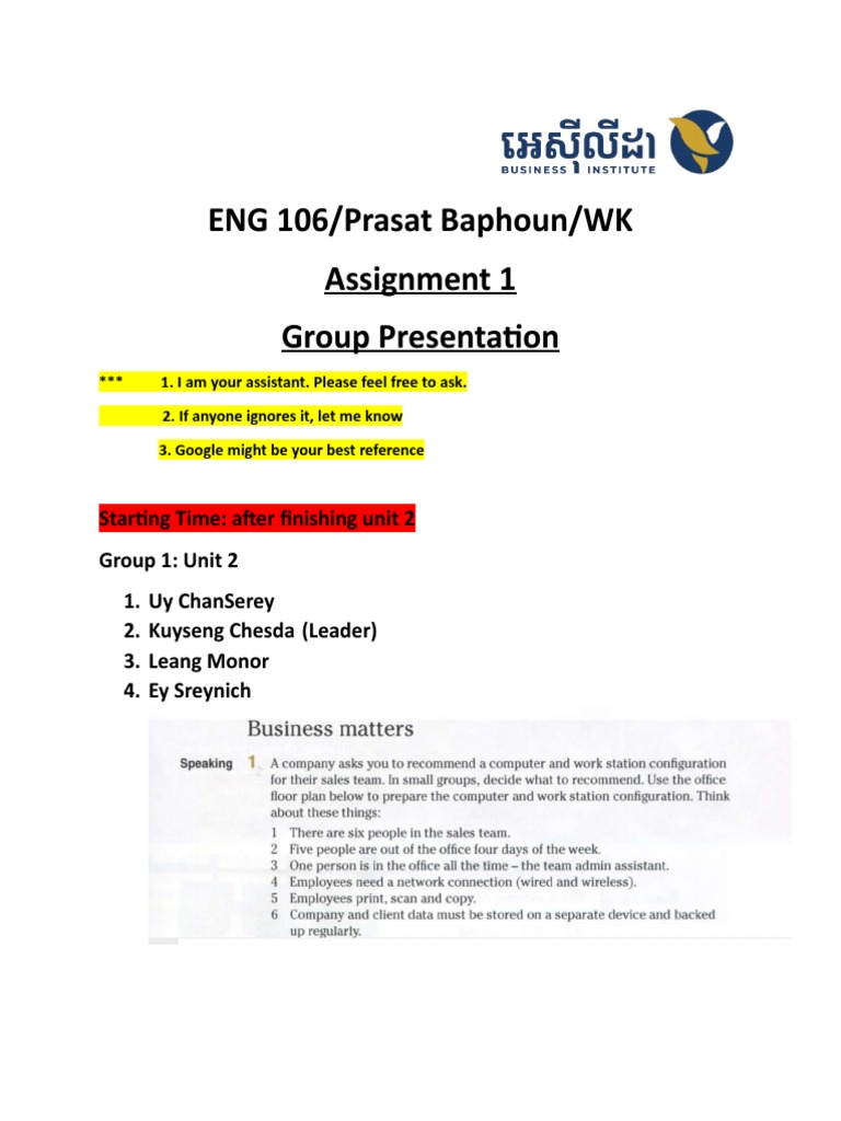 Assignment 1 | PDF
