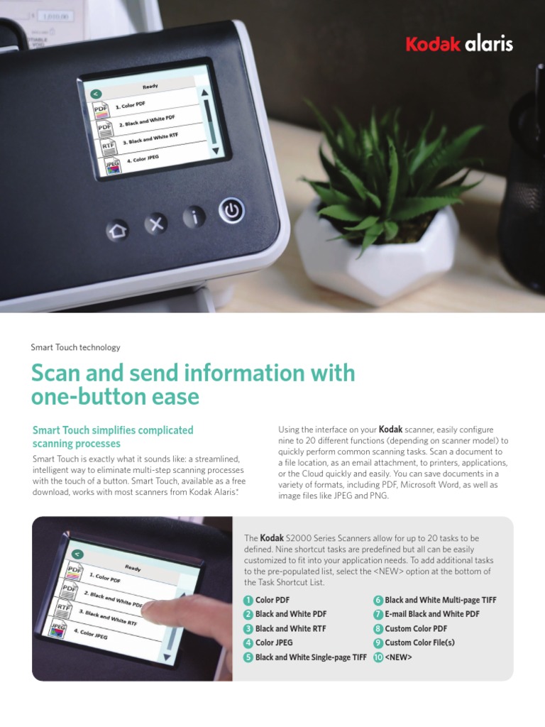 1 Smart Touch Brochurepdf | PDF | Image Scanner | Software