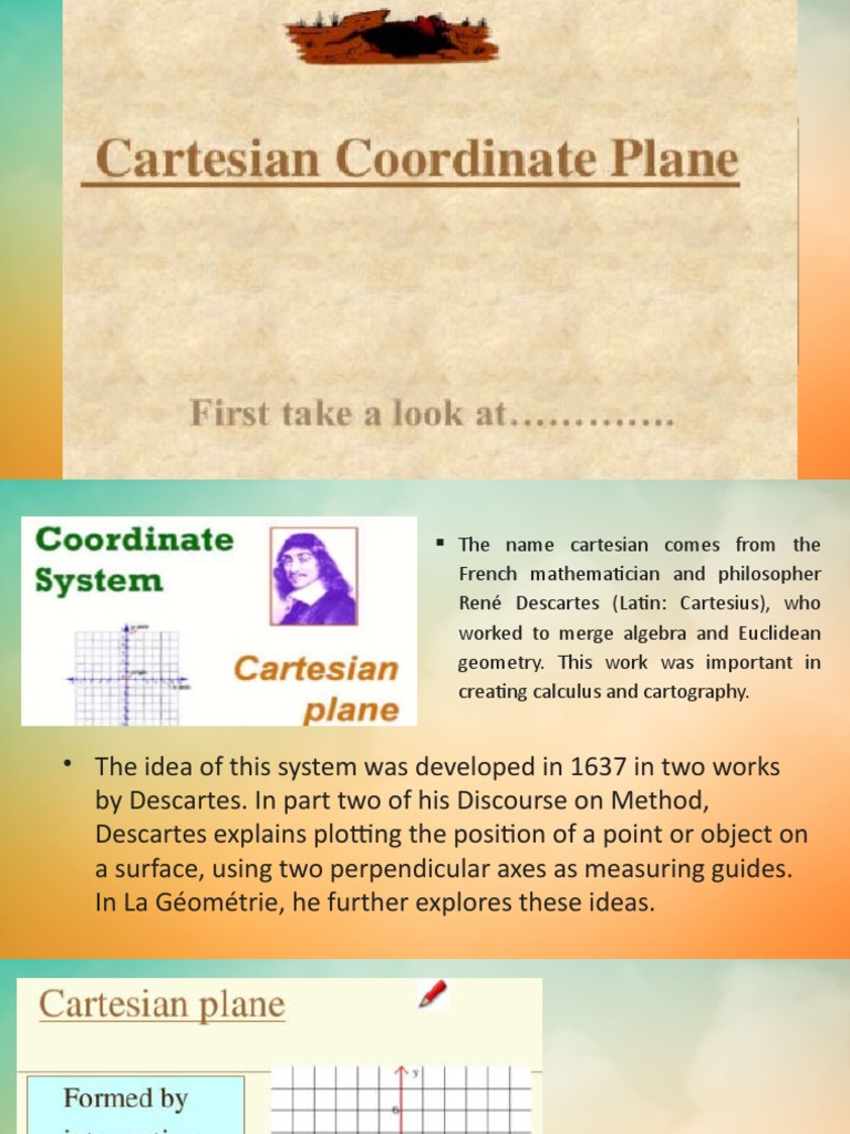 Untitled | PDF | Cartesian Coordinate System | René Descartes