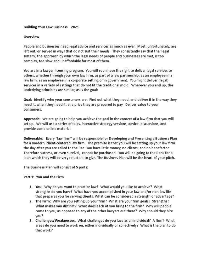 Building Your Law Business 2021 | PDF | Marketing | Business