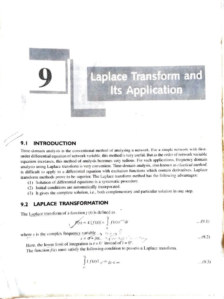 Module 3 A | PDF | Laplace Transform | Mathematical Analysis