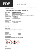 Epoxy Resin Safety Data Sheet | PDF | Toxicity | Dangerous Goods