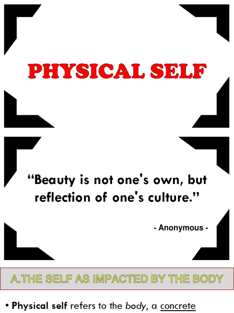 Physical Self | PDF | Self Esteem | Self