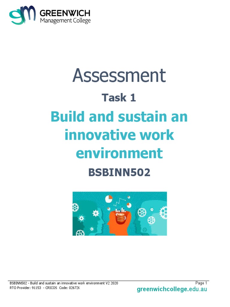 Innovative Work Environment Guide | PDF | Innovation | Creativity