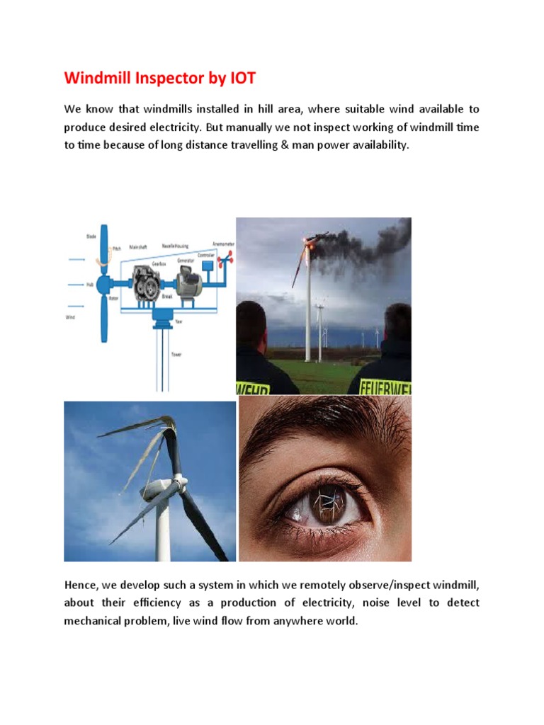 Remote Windmill Inspection System | PDF | Technology & Engineering