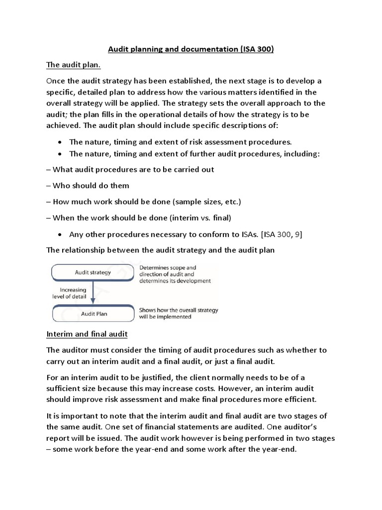 Audit Planning and Documentation (ISA 300) | PDF | Audit | Economies