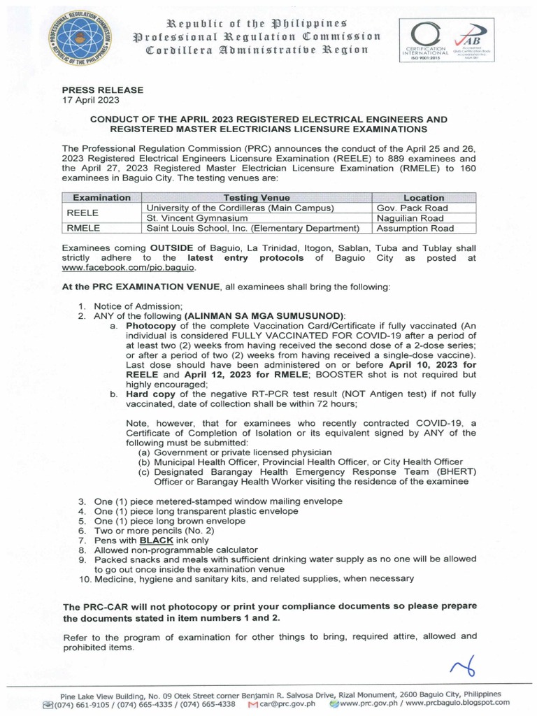 Registered Master Electricians 04-2023 | PDF | Electrical Wiring ...