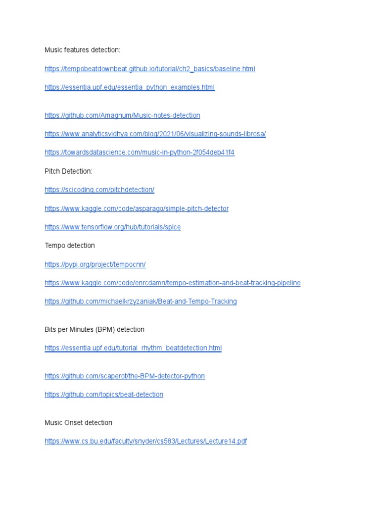 Music Note Detection 2023 | PDF