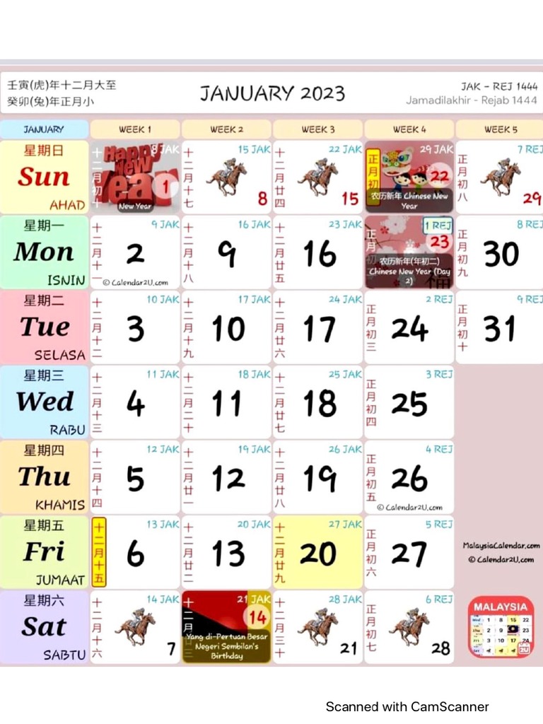 Kalendar 2023 | PDF