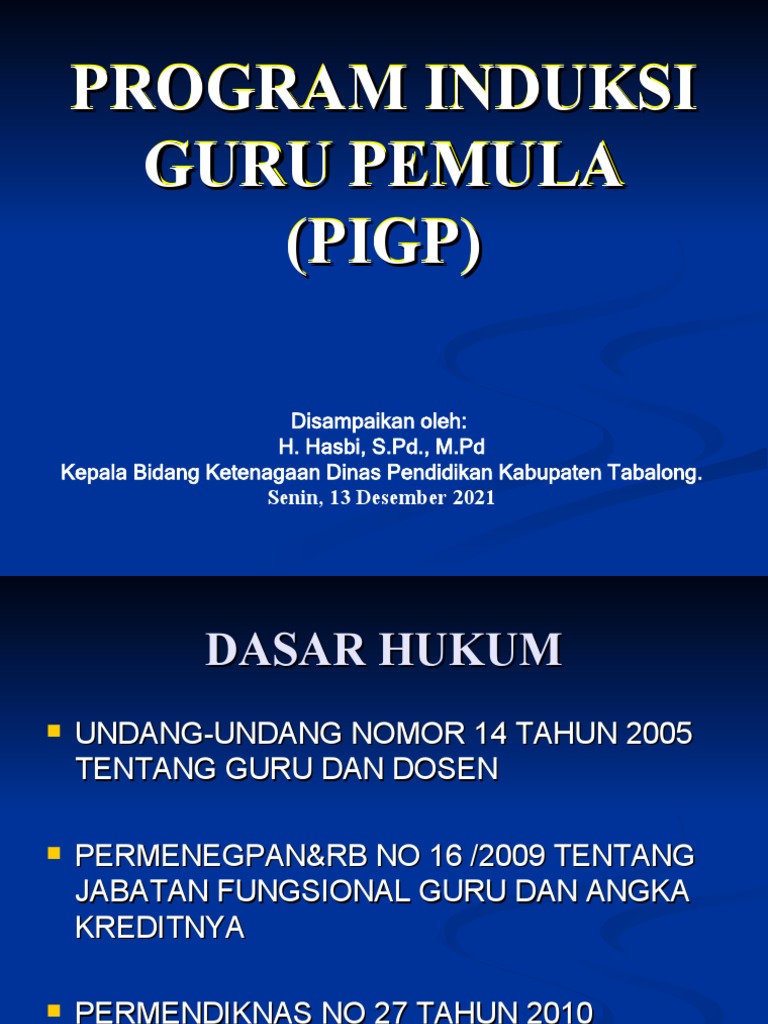 Program Induksi | PDF