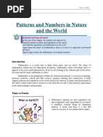 Mathematics Helps Organize Patterns and Regularities in The World | PDF ...