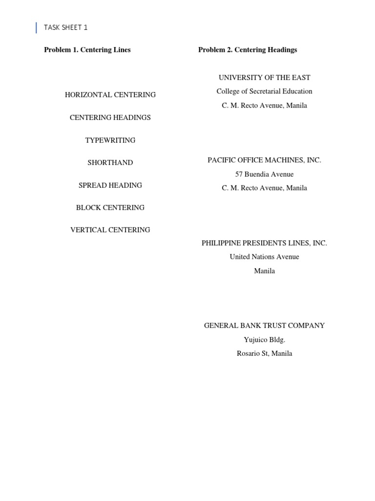 Task Sheet 1 KDP Pilapil Aero Ryzen D.C. | PDF | Cuisine | Foods