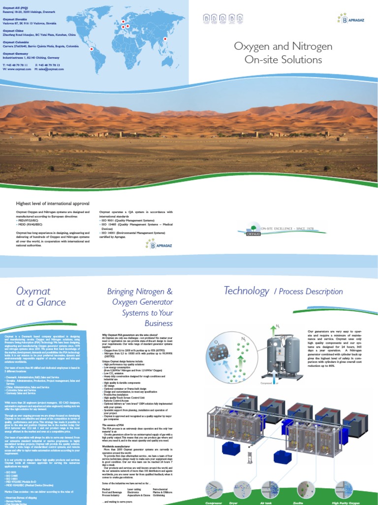 Oxymat N&O Onsite Solution, New - Compressed | PDF | Oxygen | Ozone