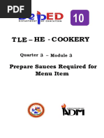 COOKERY 10 Quarter 3 LAS Number 2 | PDF | Stock (Food) | Soup