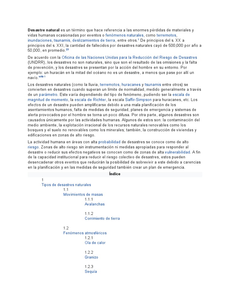 Natural Disaster Info | PDF | Desastres naturales | Tsunami