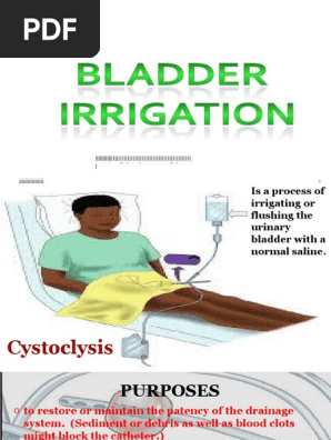Continuous Bladder Irrigation