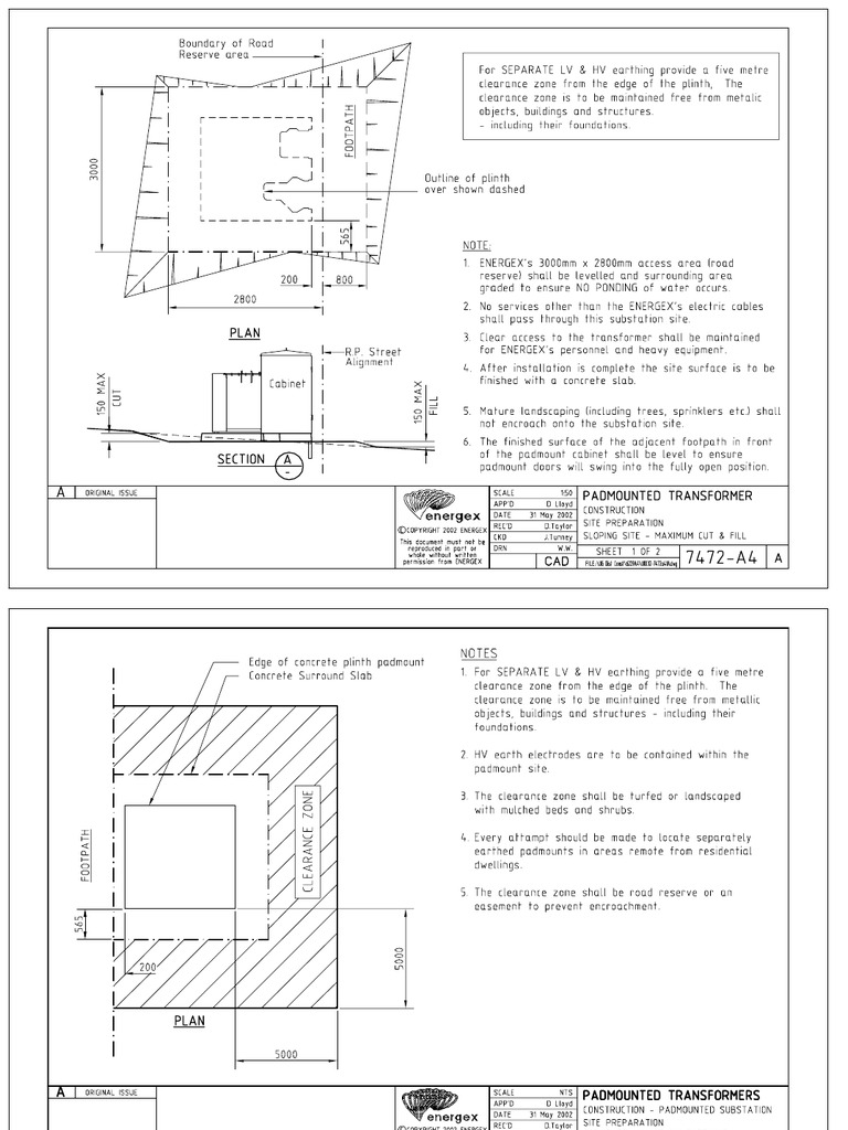 Energex Commercial and Industrial PMT App A | PDF | Concrete | Civil ...